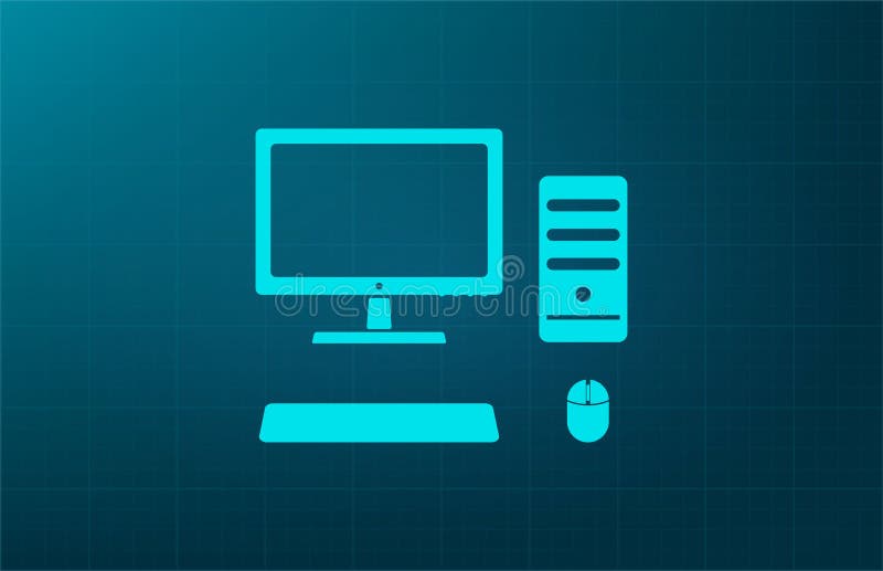 Vector Illustration, Blue Background Stock Vector - Illustration of ...