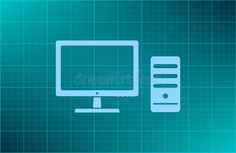 Vector Illustration Blue Background Stock Vector - Illustration of ...