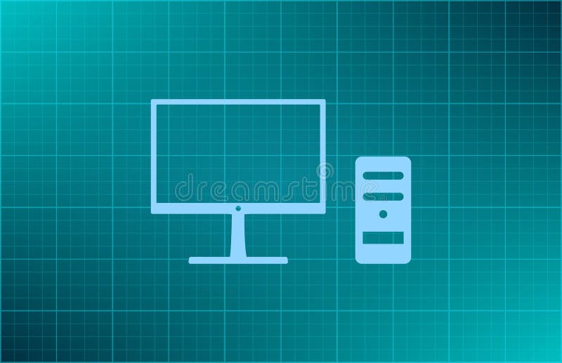 Vector Illustration Blue Background Stock Vector - Illustration of ...