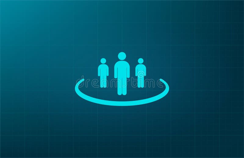 Vector Illustration, Blue Background Stock Vector - Illustration of ...