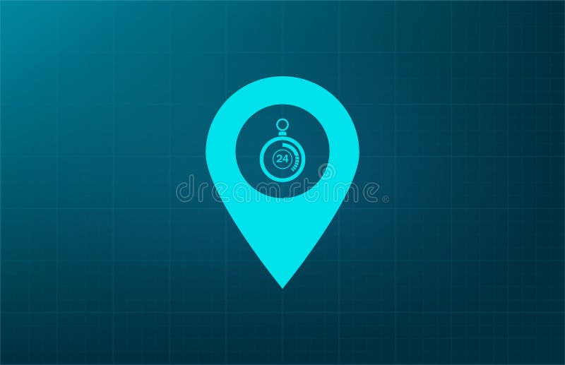 Vector Illustration, Blue Background Stock Vector - Illustration of ...