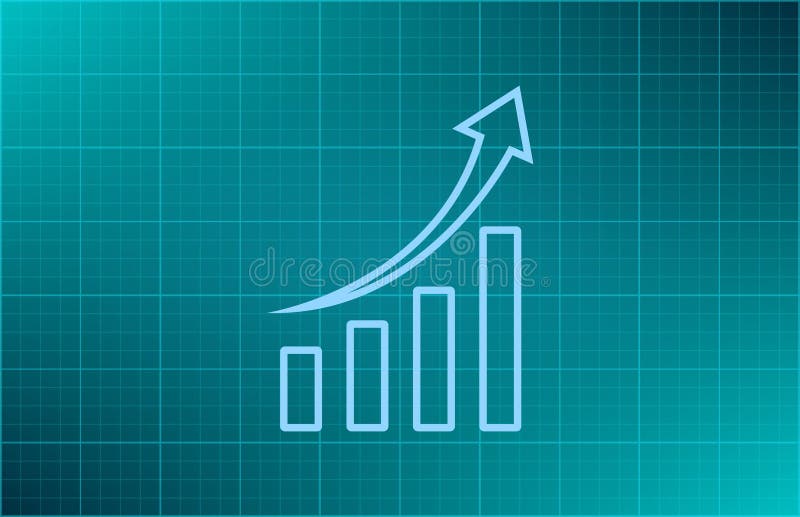 Vector Illustration Blue Background Stock Vector - Illustration of ...