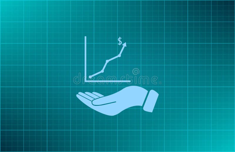 Vector Illustration Blue Background Stock Vector - Illustration of ...