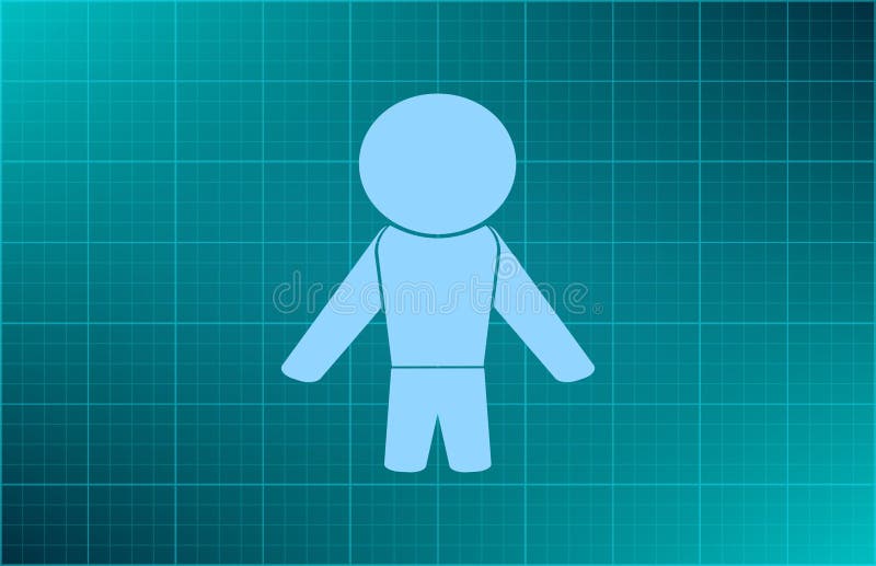 Vector Illustration Blue Background Stock Vector - Illustration of ...