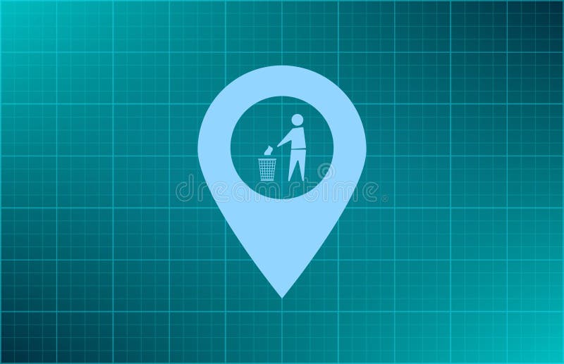 Vector Illustration Blue Background Stock Vector - Illustration of ...