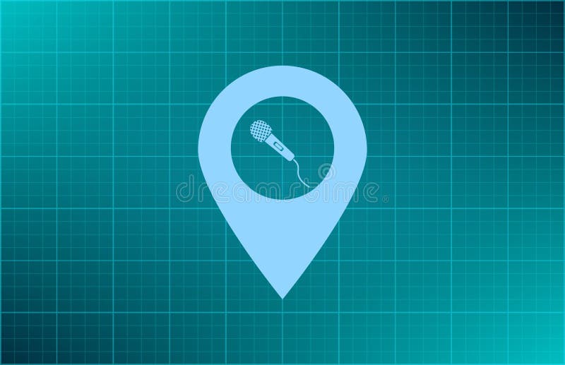 Vector Illustration Blue Background Stock Vector - Illustration of ...