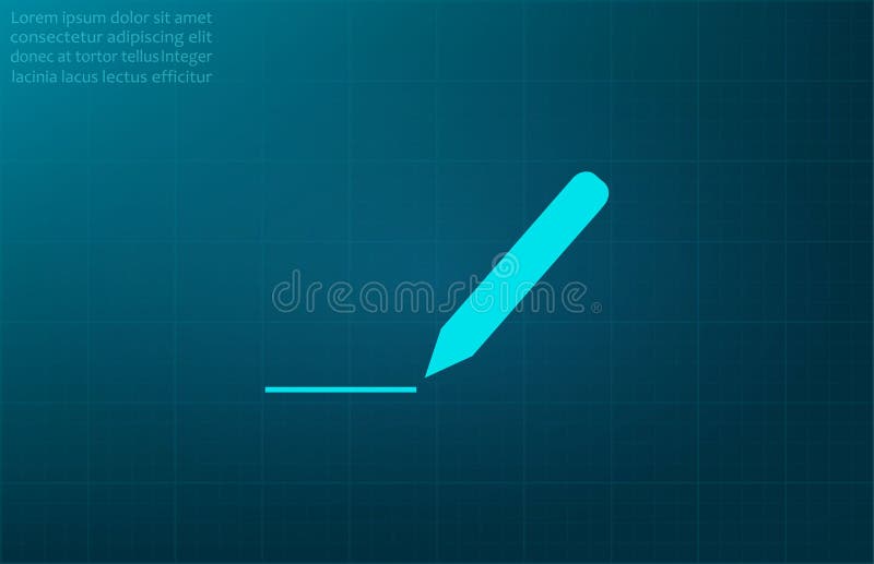 Vector Illustration, Blue Background Stock Vector - Illustration of ...