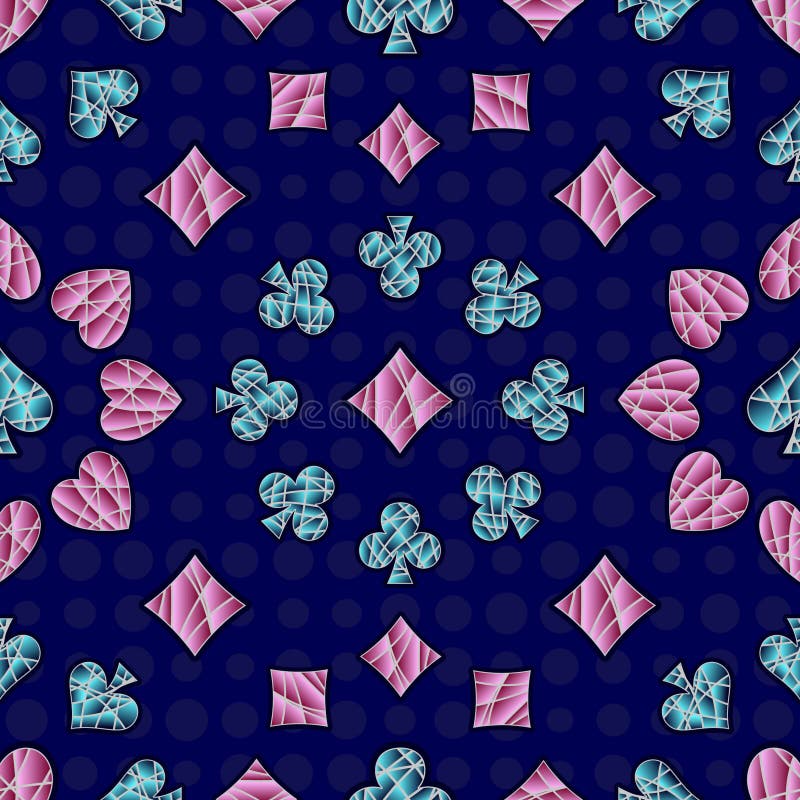 Pink Playing Card Symbols Stock Illustrations – 120 Pink Playing Card ...