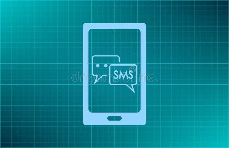 Vector Illustration Blue Background Stock Vector - Illustration of ...