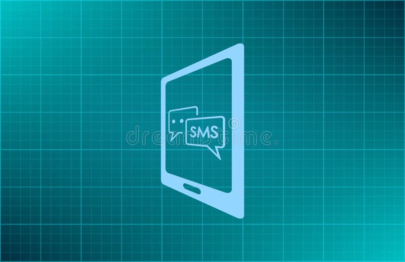 Vector Illustration Blue Background Stock Vector - Illustration of ...