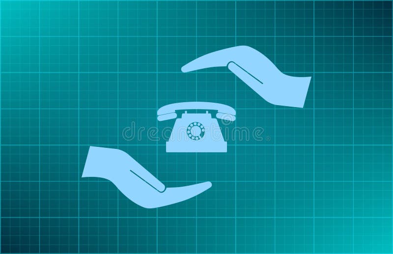 Vector Illustration Blue Background Stock Vector - Illustration of ...