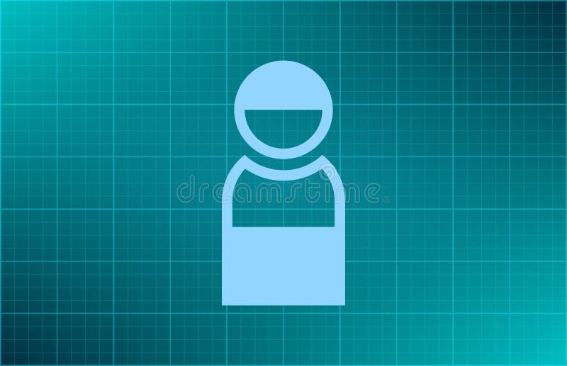 Vector Illustration Blue Background Stock Vector - Illustration of ...