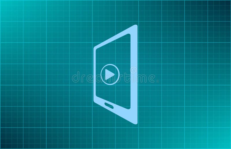 Vector Illustration Blue Background Stock Vector - Illustration of ...