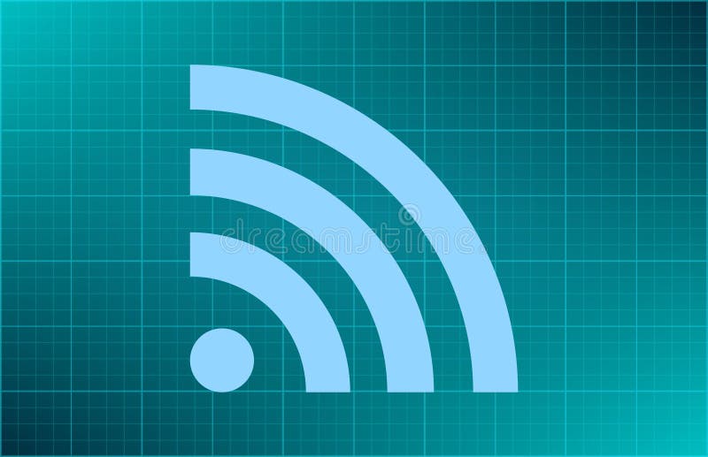 Vector Illustration Blue Background Stock Vector - Illustration of ...