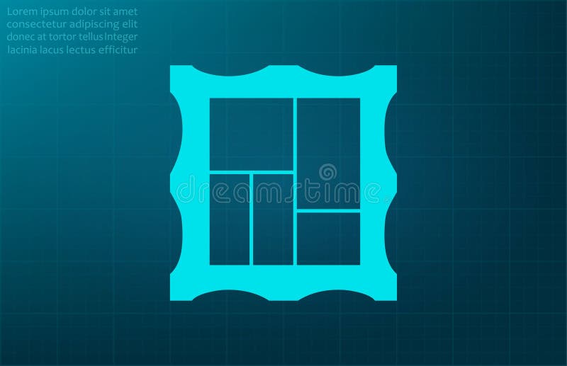 Vector Illustration, Blue Background Stock Vector - Illustration of ...