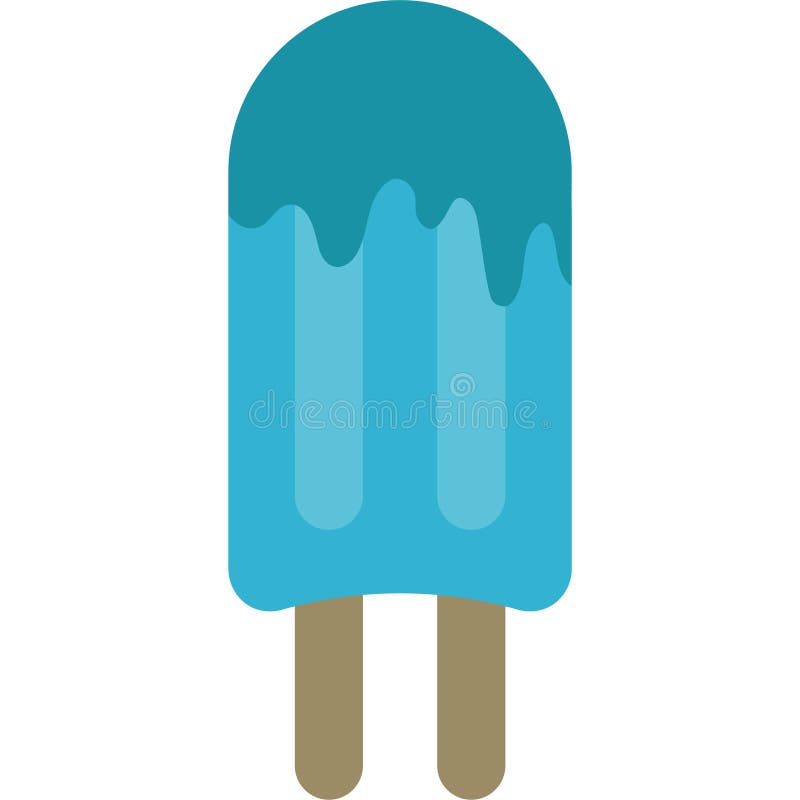 Melting Popsicle stock vector. Illustration of element - 120129394