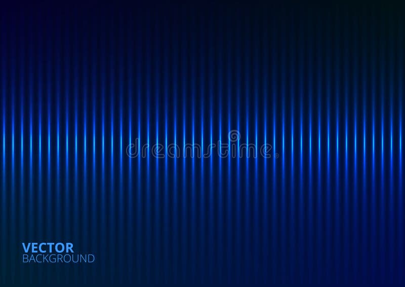 Vector Illustration of a Blue Music Equalizer Stock Vector ...