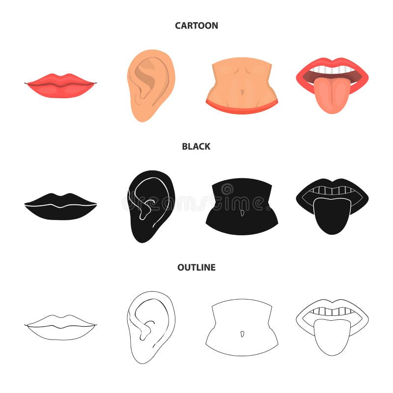 Vector Design of Body and Part Sign. Set of Body and Anatomy Stock ... Vector Design of Body and Part Sign. Set of Body and Anatomy Stock ...