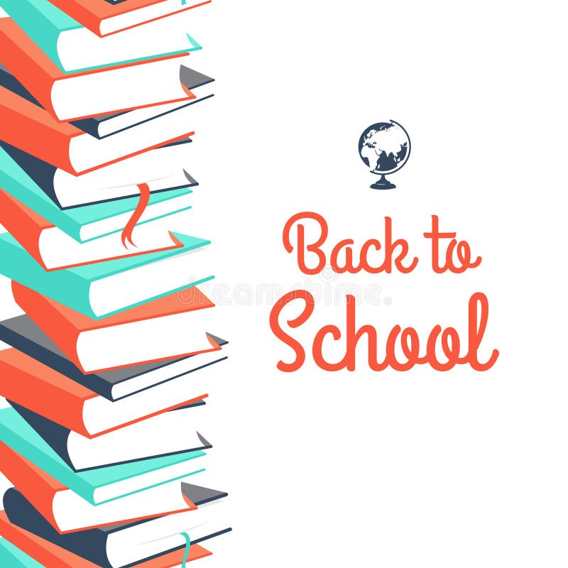 Vector Illustration Book Frame Stock Vector - Illustration of isolated ...