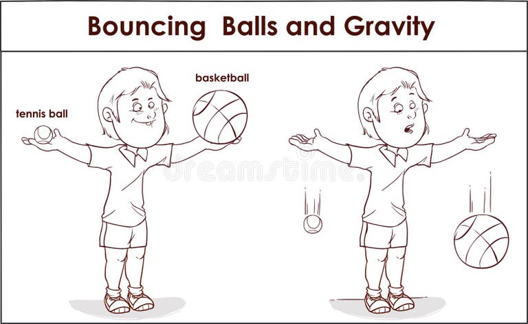 Bouncing Ball Force Stock Illustrations – 26 Bouncing Ball Force Stock ...