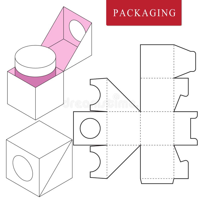 Vector Illustration of Box.Package Template Stock Vector - Illustration ...