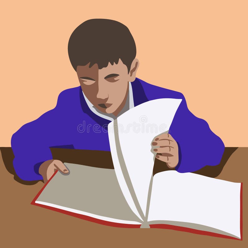 Boy Doing Homework Stock Illustrations – 884 Boy Doing Homework Stock ...