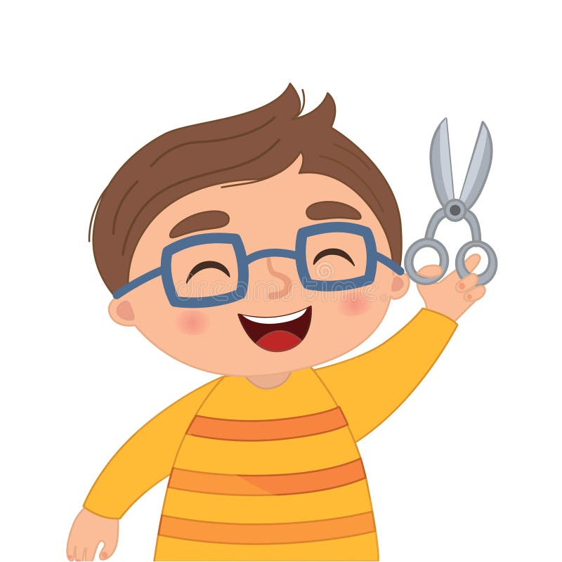 Vector Illustration of a Boy Stock Vector - Illustration of hobby ...