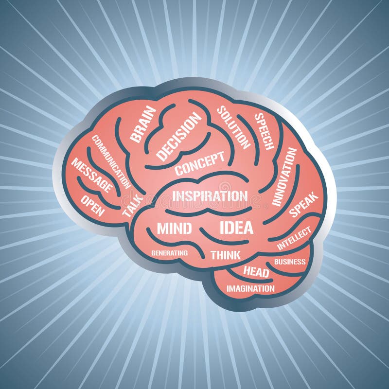 Big Brain Man & Excellence Stock Vector - Illustration of brain, great ...