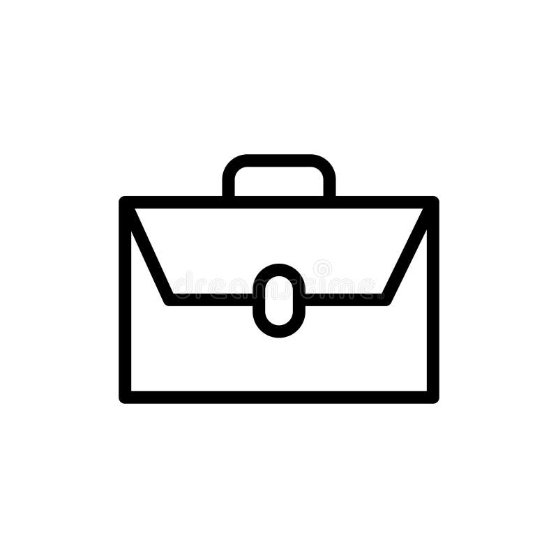 Briefcase Icon Vector Design Template Stock Vector - Illustration of ...