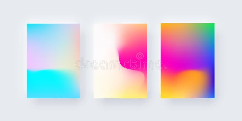 Vector Illustration Bright Abstract Pattern Background with Gradient ...