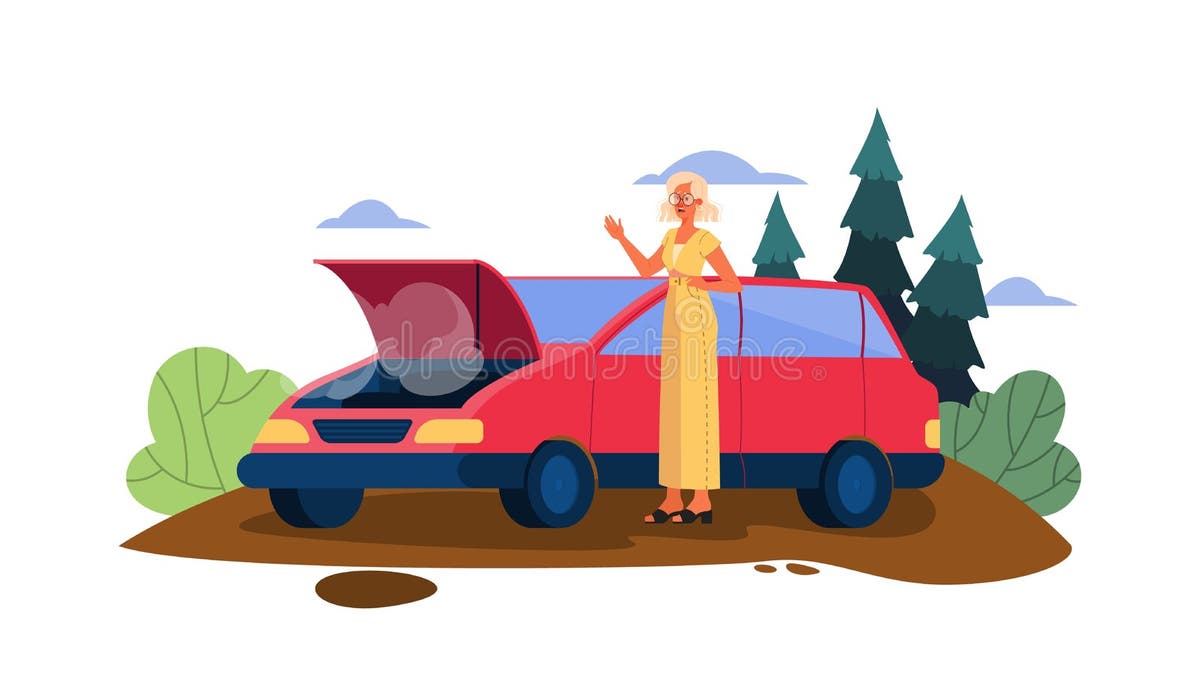 Broken Down Car Stock Illustrations – 922 Broken Down Car Stock ...