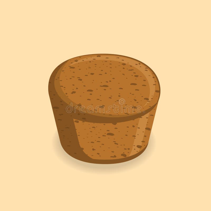 Vector Illustration of Brown Bread Stock Vector - Illustration of fresh ...