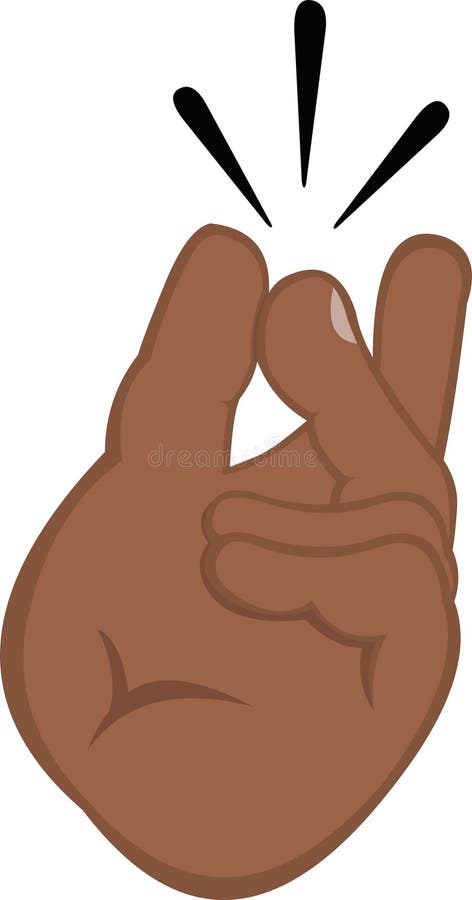 Brown Hand Fingers Snapping Stock Vector - Illustration of snap, good ...