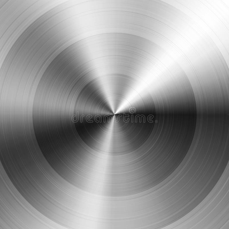 Brushed Metal Vector Illustration Concept Stock Vector - Illustration ...