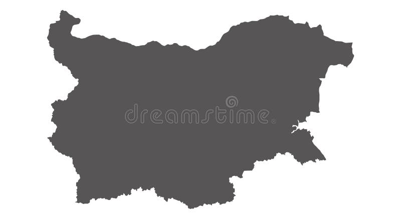 Vector Illustration of Bulgaria Map Stock Vector - Illustration of ...