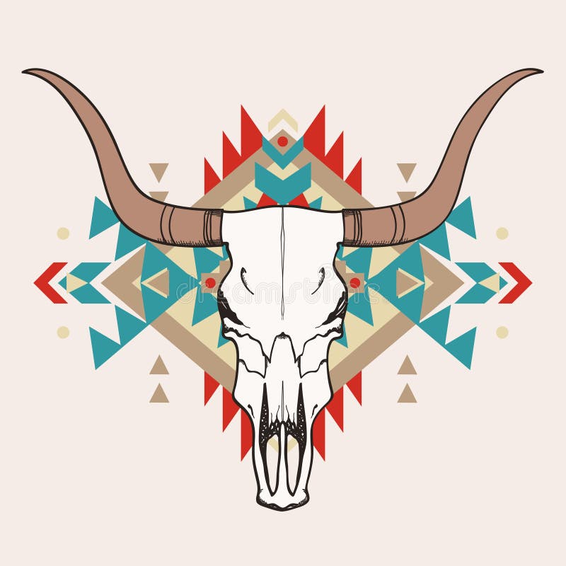 Bull Head Geometric Stock Illustrations – 1,170 Bull Head Geometric ...