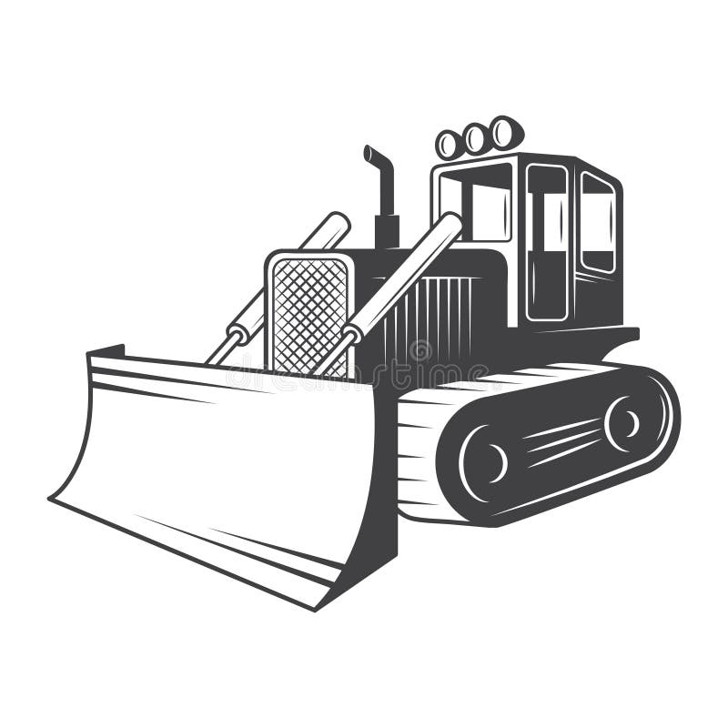 Bulldozer Stock Illustrations – 27,320 Bulldozer Stock Illustrations ...