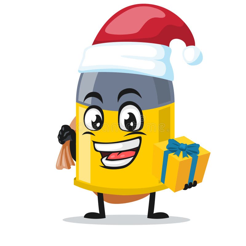 Vector Illustration of Bullet Mascot or Character Stock Photo ...