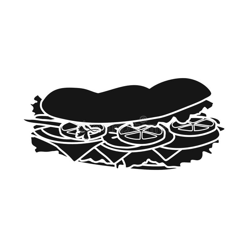 Vector Illustration of Burger and Bread Icon. Web Element of Burger and ...