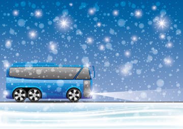 Winter Bus Stock Illustrations – 1,253 Winter Bus Stock Illustrations ...