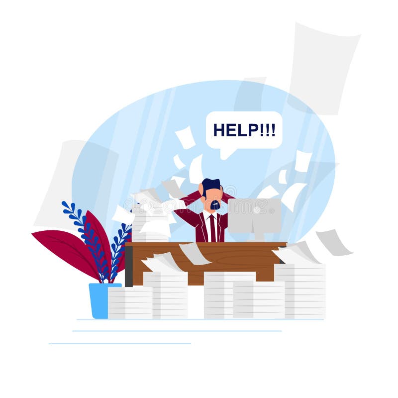 Busy Rhythm Life Cartoon Flat Stock Illustrations – 3 Busy Rhythm Life ...