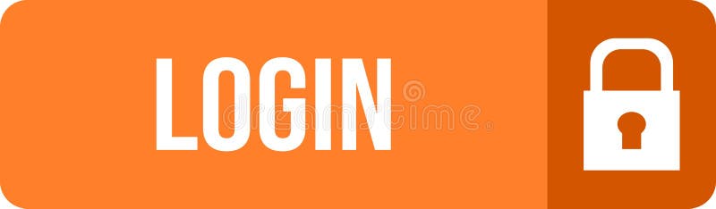 Login Button. Orange Login Button. Stock Vector - Illustration of ...