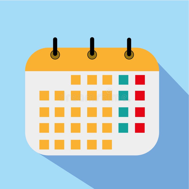 Calendar Icon Collection. Set of Calendar Symbols. Meeting Deadlines ...