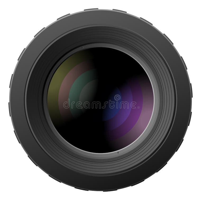 Vector Illustration of Camera Lenses Stock Vector - Illustration of ...