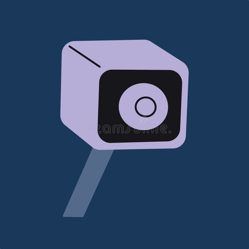 Vector Illustration of Camera or Webcam in Flat Cartoon Style. Perfect ...