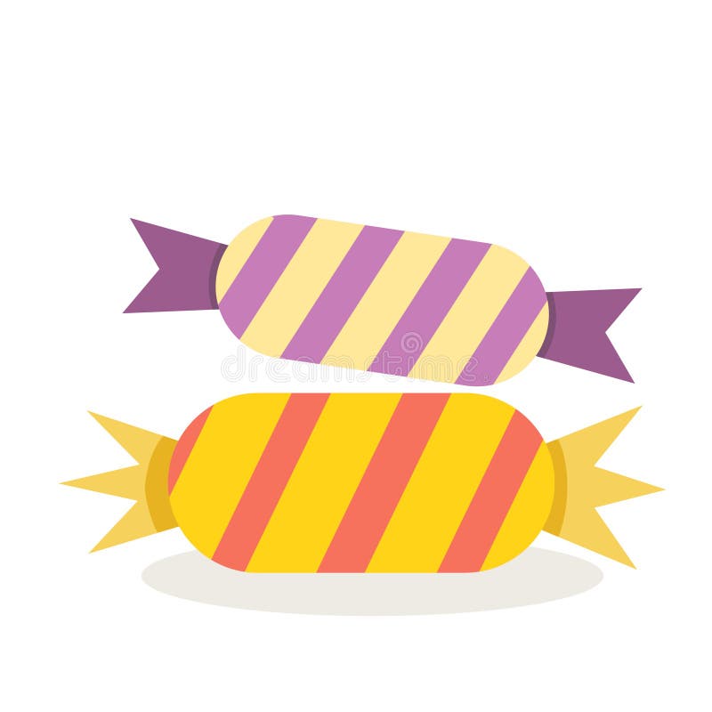 Vector Illustration Candy Candy Colored Candy Sweet Stock Illustration ...