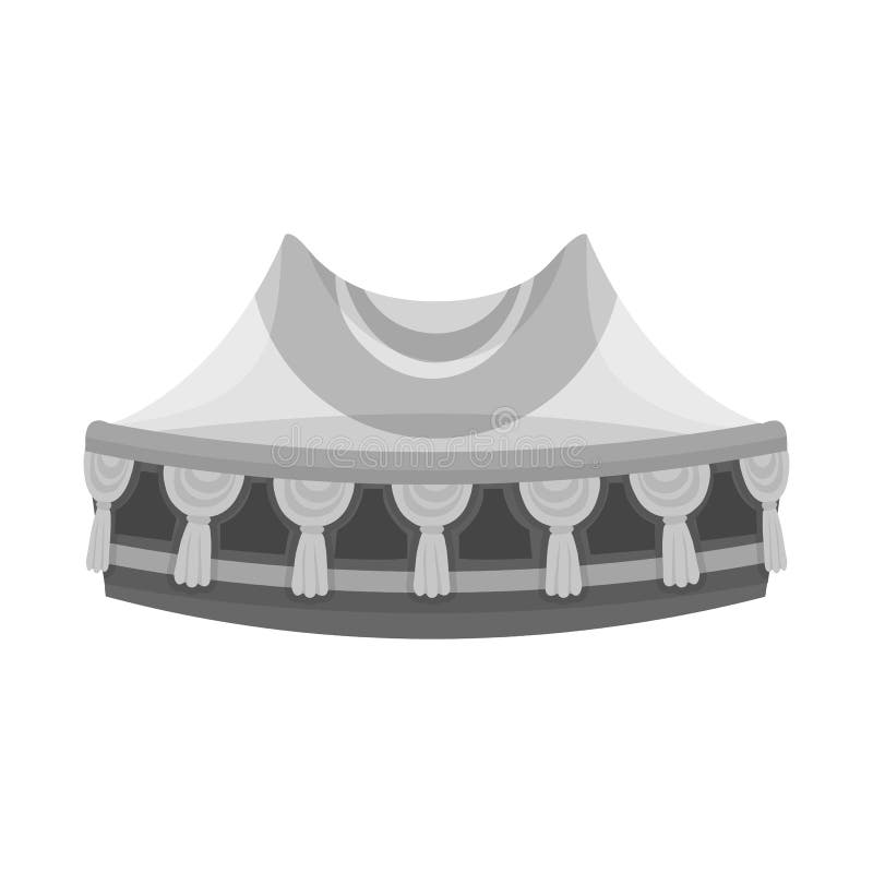 Vector Illustration of Canopy and Tent Symbol. Collection of Canopy and ...