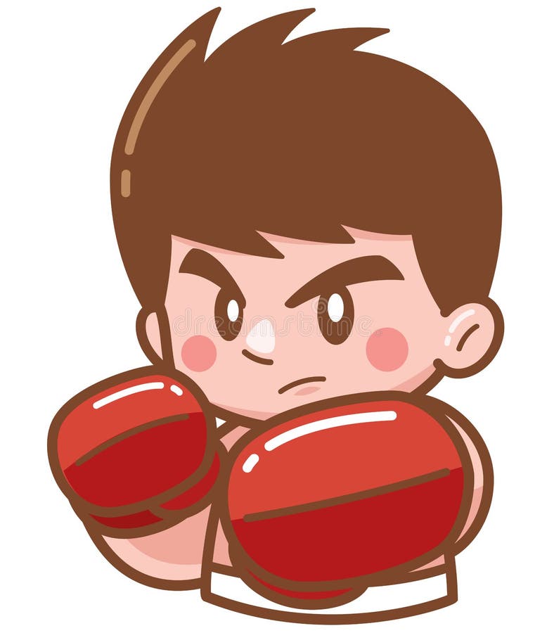 Cartoon boxing stock vector. Illustration of punch, color - 30595559
