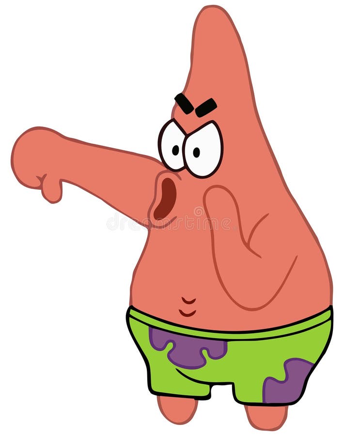 Vector Illustration of Cartoon Character Patrick Star Ilustração do ...