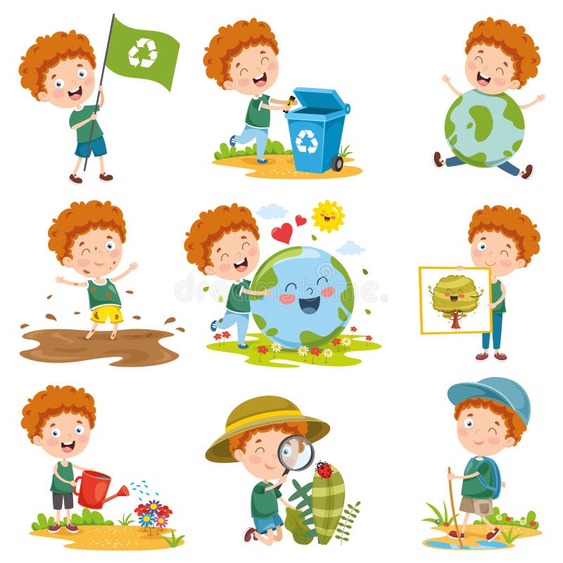 Vector Illustration of Cartoon Character Stock Vector - Illustration of ...